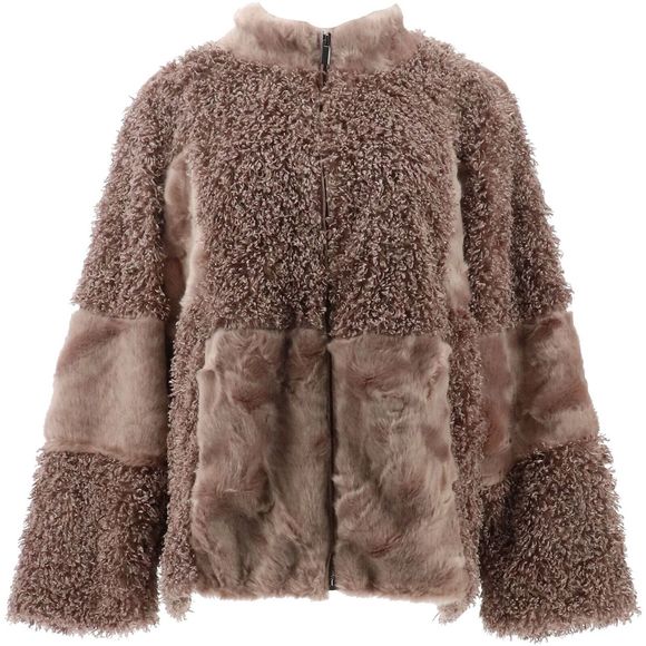 Colleen Lopez | Jackets & Coats | Colleen Lopez Patchwork Faux Fur Coat ...